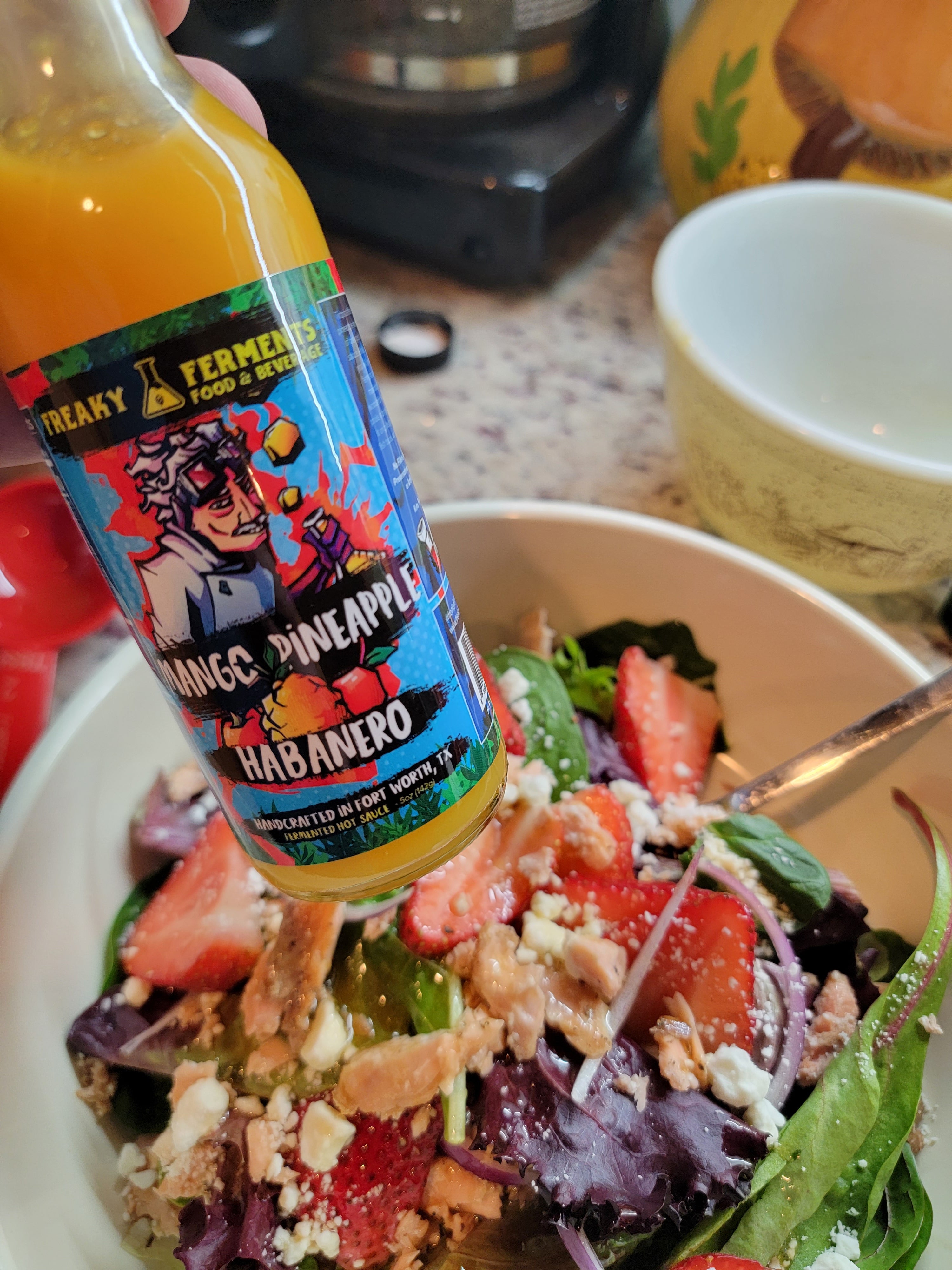 Mango Pineapple Habanero Vinaigrette – Freaky Ferments
